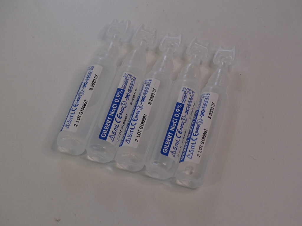Saline solution 5ml - Bishops Bees